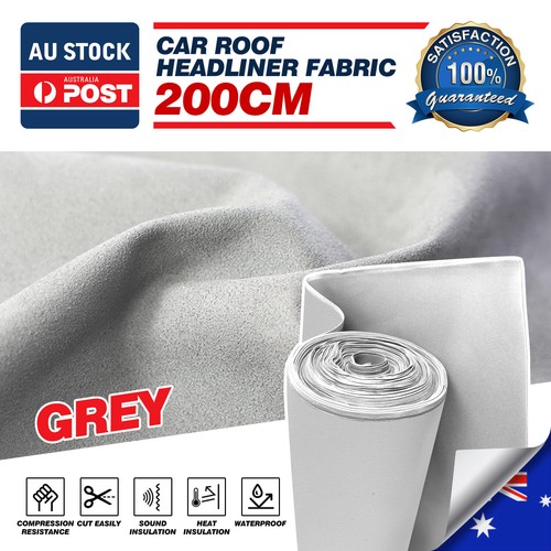 Foam Backed Headliner Fabric Sound Reduction Car Truck SUVs Roof Lining ...