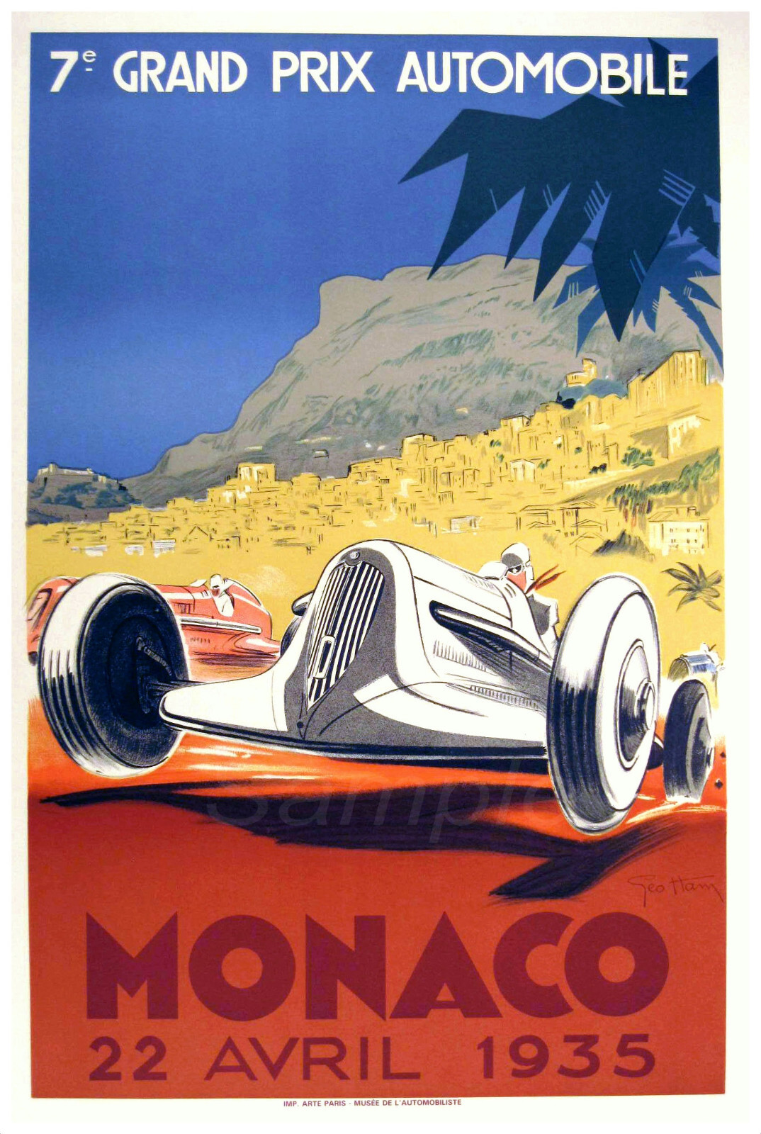 VINTAGE MONACO GRAND PRIX WALL ART PRINTS A2 / A3 / A4 | eBay