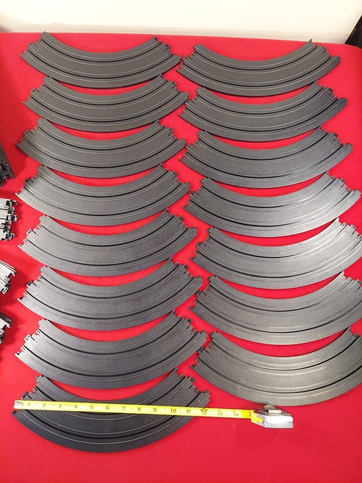 Tomy Aurora AFX Slot Car Race Track & Parts 66pcs HO Scale Replacement ...