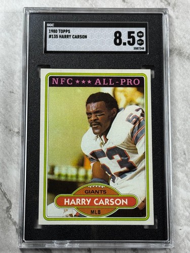 1980 Topps - #135 Harry Carson SGC 8.5 | eBay