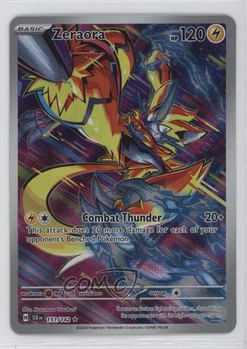 Zeraora Illustration Rare Pokemon SV07: Stellar Crown #151 16xu | eBay