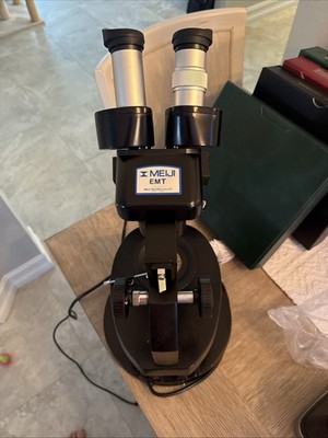 Meiji EMT Gemological Microscope 10x & 30x Magnification With Eyepieces ...