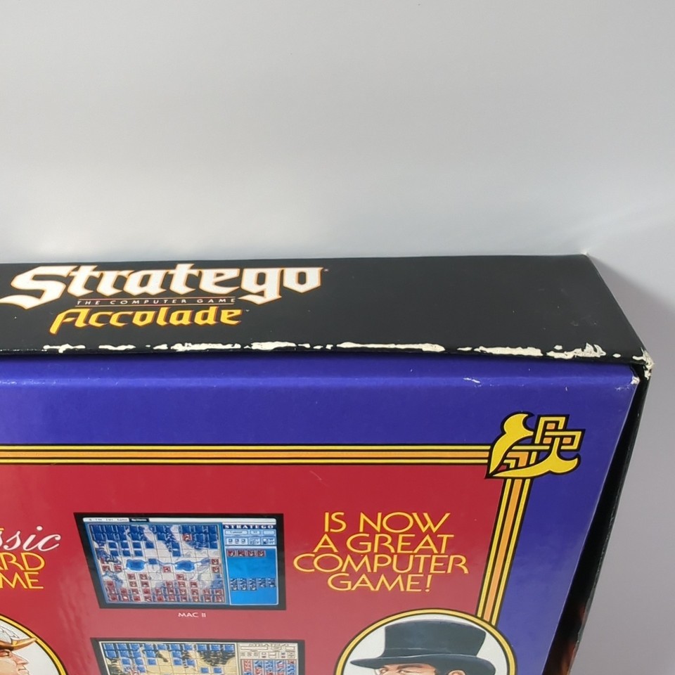 Stratego Computer Game Accolade 1990 IBM PC Tandy Milton Bradley 5.25 ...
