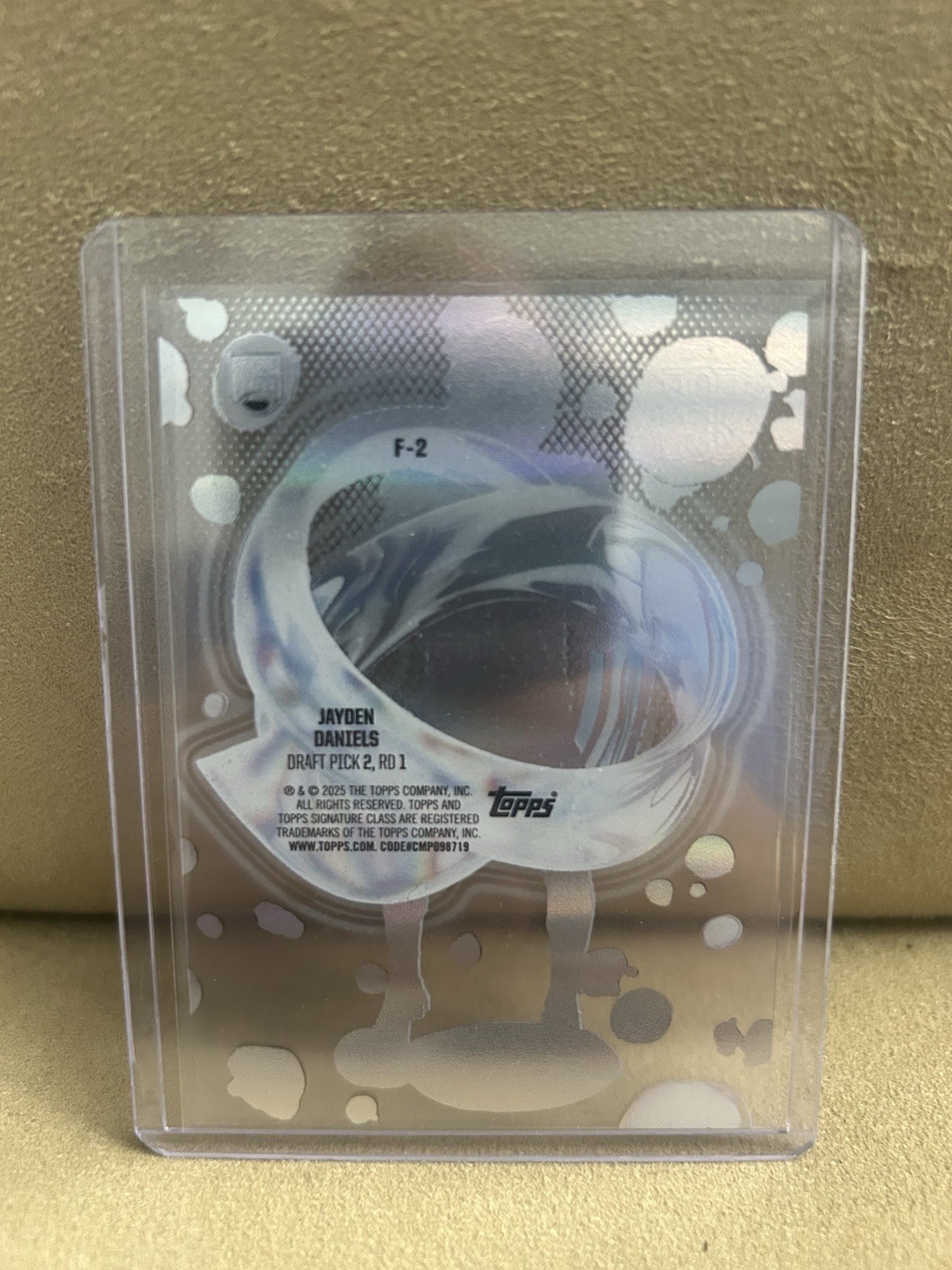 2024 Topps Signature Class Jayden Daniels Fluidity Acetate #F-2 RC SSP ...