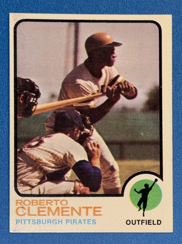 1973 Topps Roberto Clemente Baseball Card #50 Pittsburgh Pirates See ...