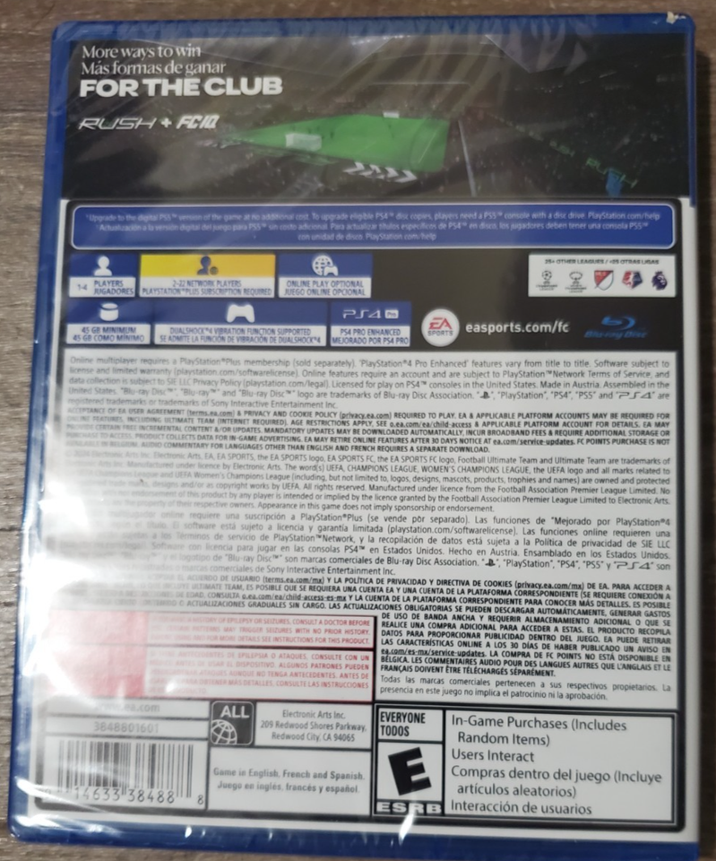 EA Sports FC 25 - PS4 - PlayStation 4 - Brand New Sealed - Ships for ...