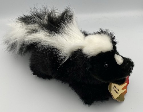 Folkmanis Skunk 14" Full Body Hand Puppet Plush Stuffed Animal ...