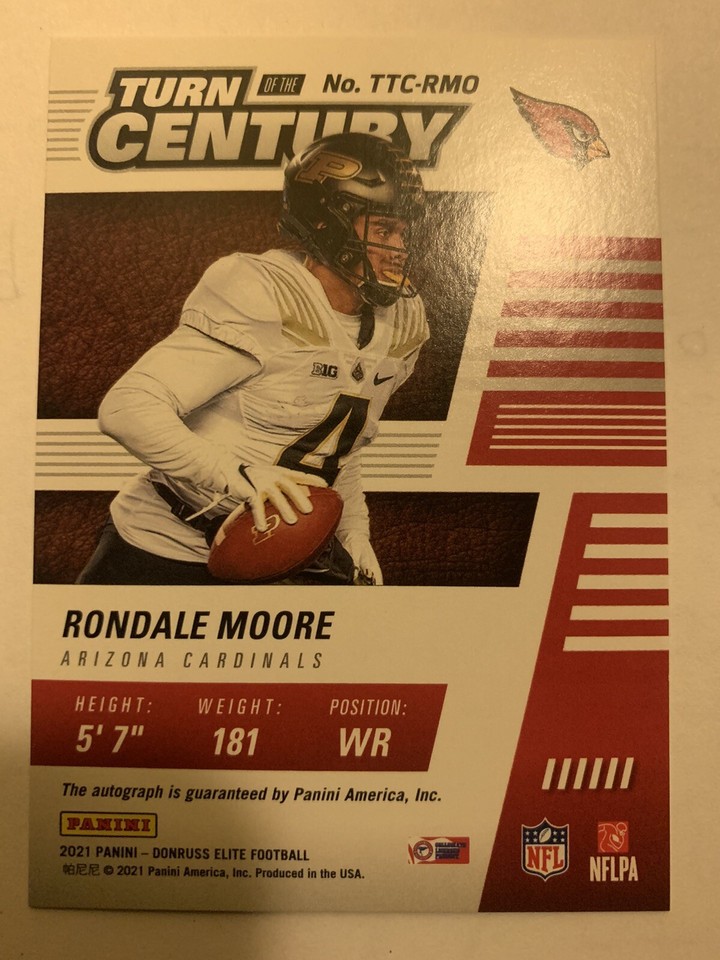 Rondale Moore Rookie Signature Elite 81/99 | eBay