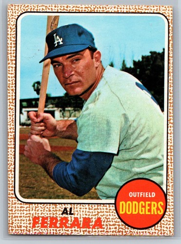 1968 Topps Al Ferrara Los Angeles Dodgers #34 | eBay