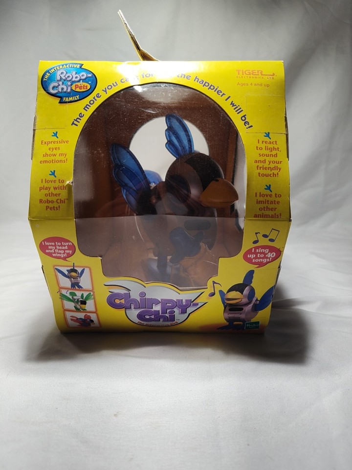 2001 Chirpy-Chi Interactive Pet Bird Sega Hasbro Tiger Electronics ...