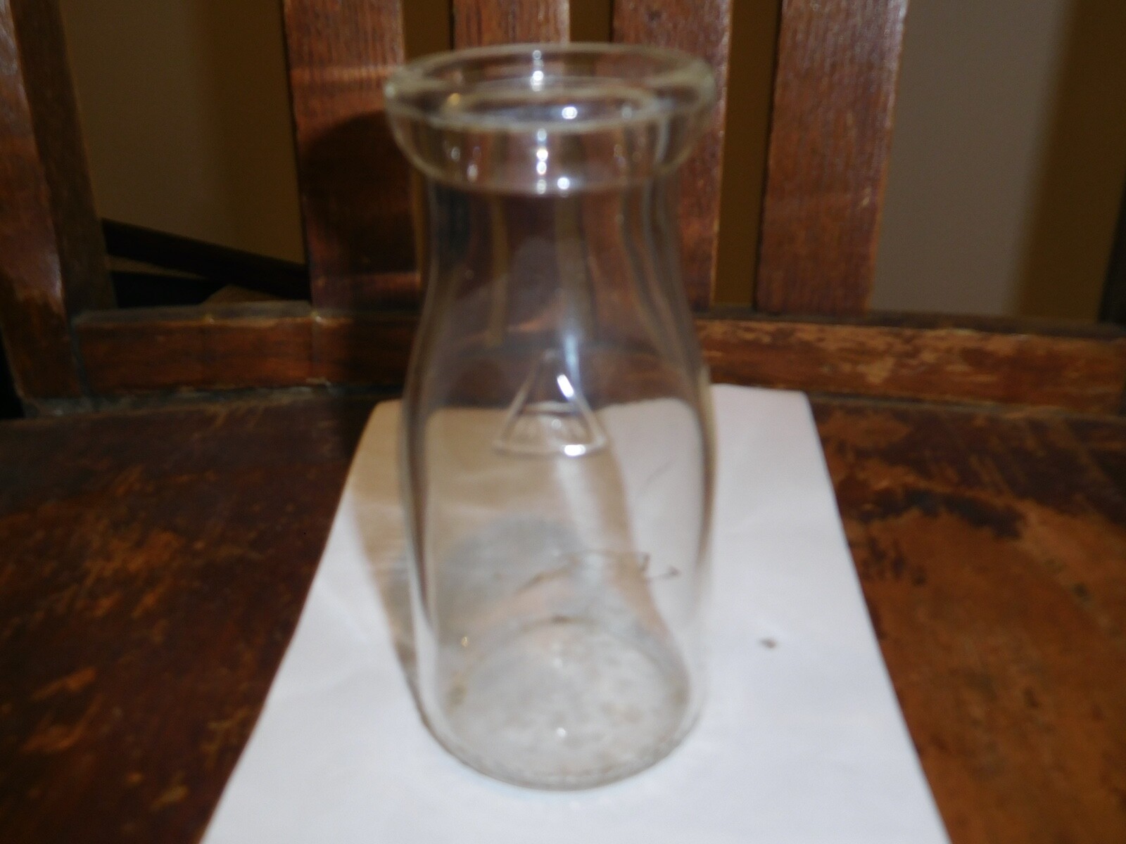 Vintage Half Pint Liquid Glass Milk Cream Bottle Embossed I Minn Sealed ...