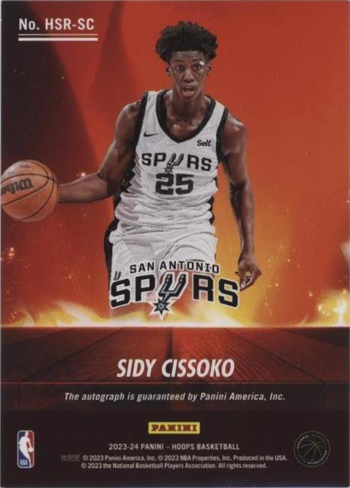 2023-24 Panini NBA Hoops - #HSR-SC Sidy Cissoko | eBay