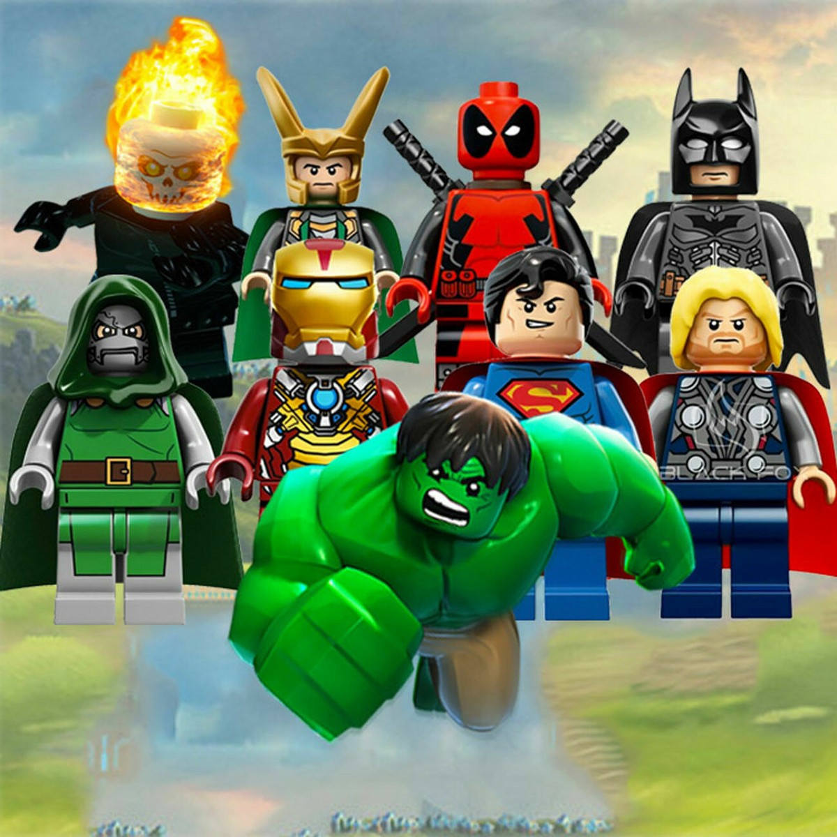 Lego Justice League Decals