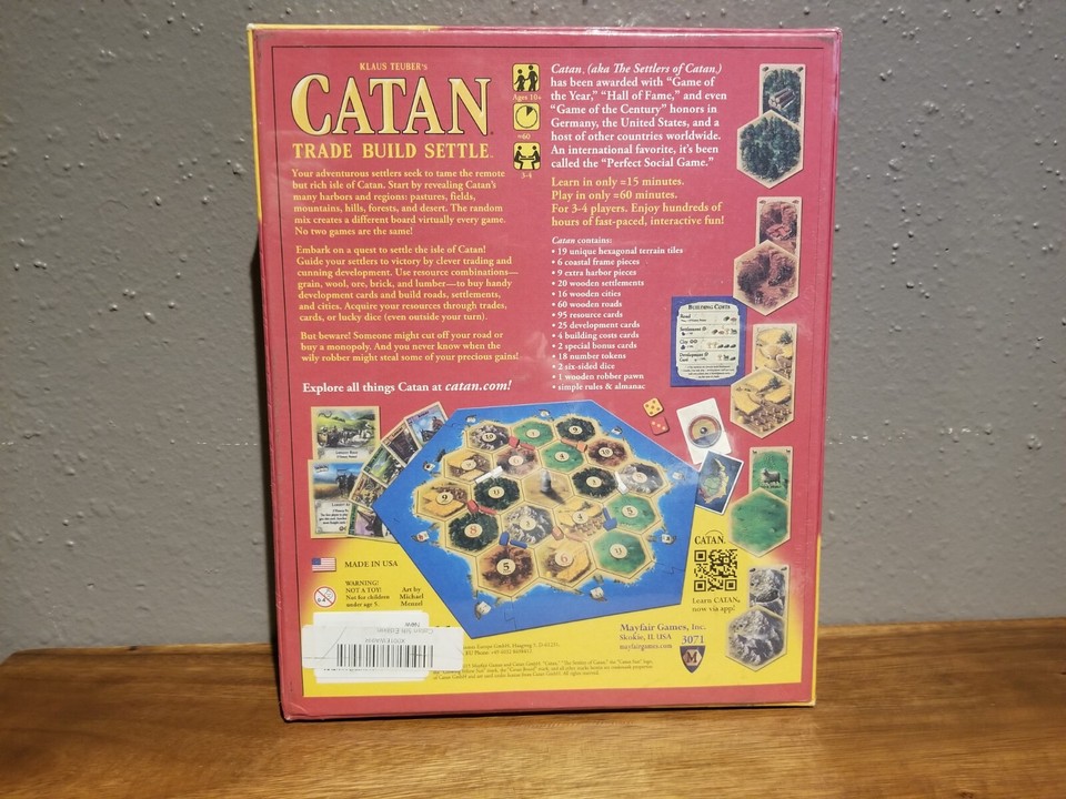 New & Sealed! Catan Trade Build Settle Board Game - 5th Ed | eBay