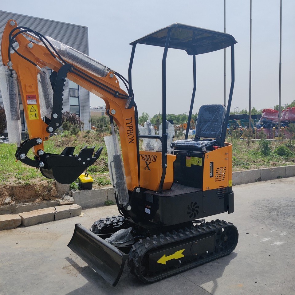TYPHON Terror X Storm Mini Excavator – 1 Ton Trench Digger w Canopy ...