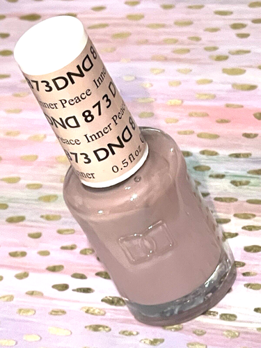 DND Nail Lacquer Polish 873 INNER PEACE Blush Peach Sheer & Coca Cola ...