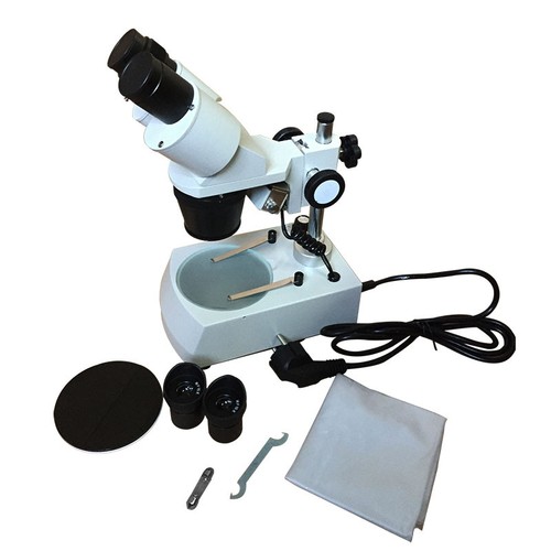 Stereoscopic Dissecting Inspection Binocular Microscope w/ Top Bottom ...