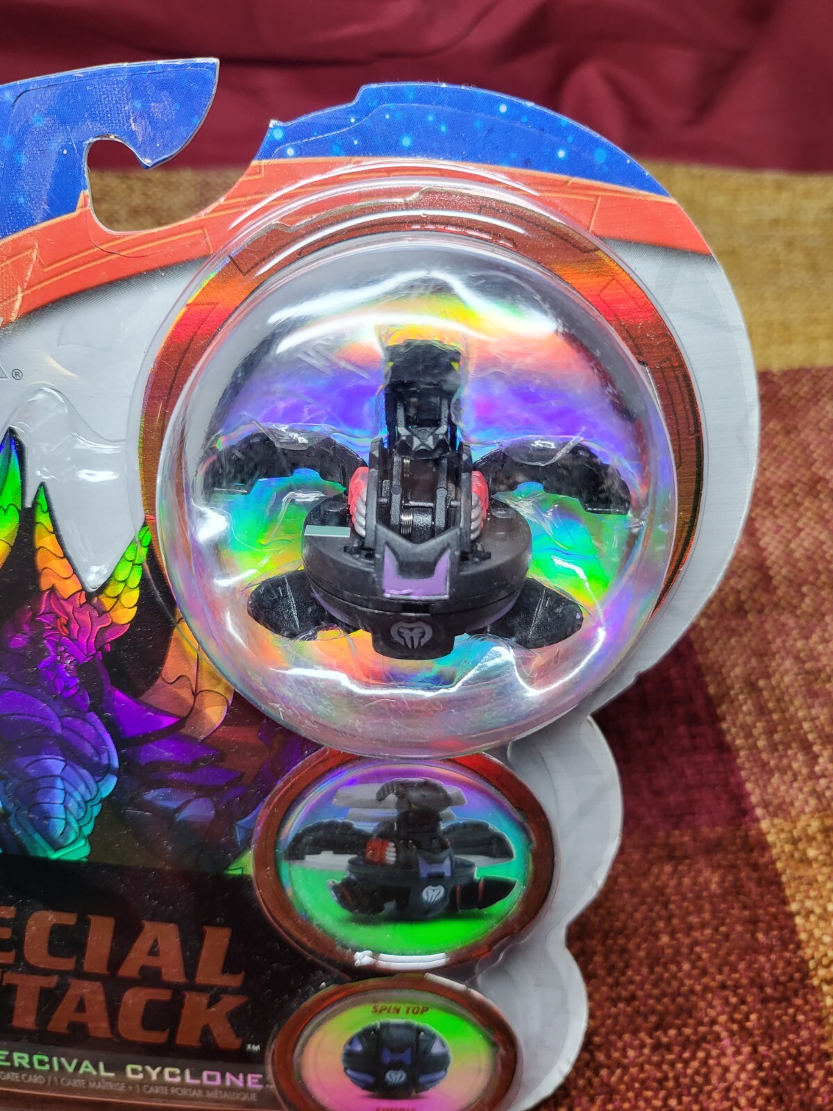 Bakugan New Vestroia DARKUS ALPHA PERCIVAL CYCLONE Special Attack ...