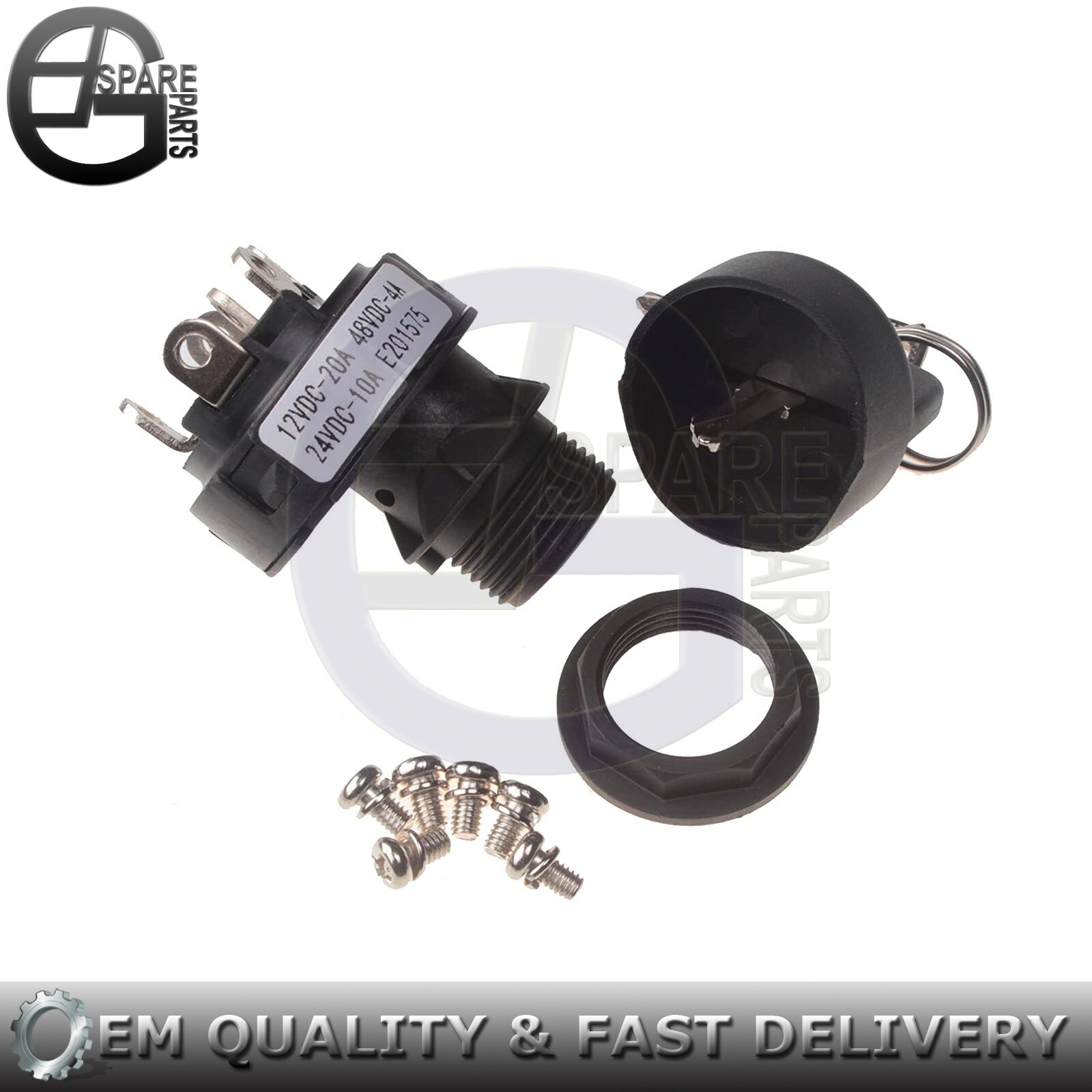 Ignition Switch key 4360469 fits for JLG 12VDC-20A 24VDC-10A 48VDC-4A ...