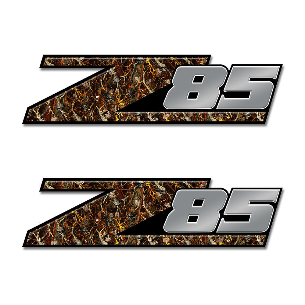 Z85 Blaze Skull Fire Camo Graphic Decals Truck Bed bedside Camouflage ...