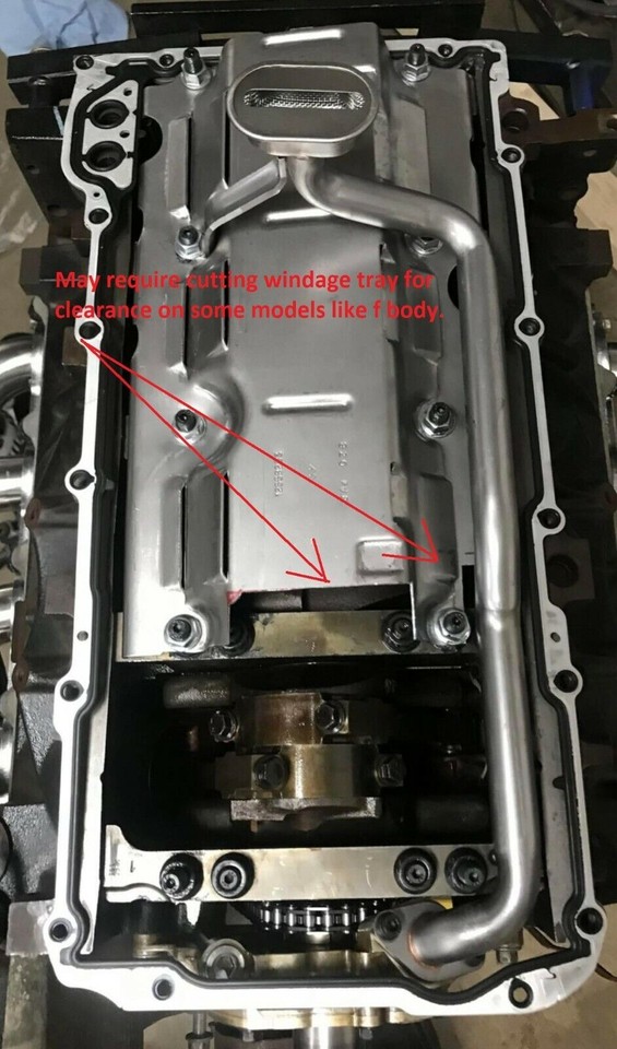 Engine Swap LOW PROFILE Oil Pan Retro For LS1 LS2 LS3 LSX 6.2 6.0 5.3 4 ...