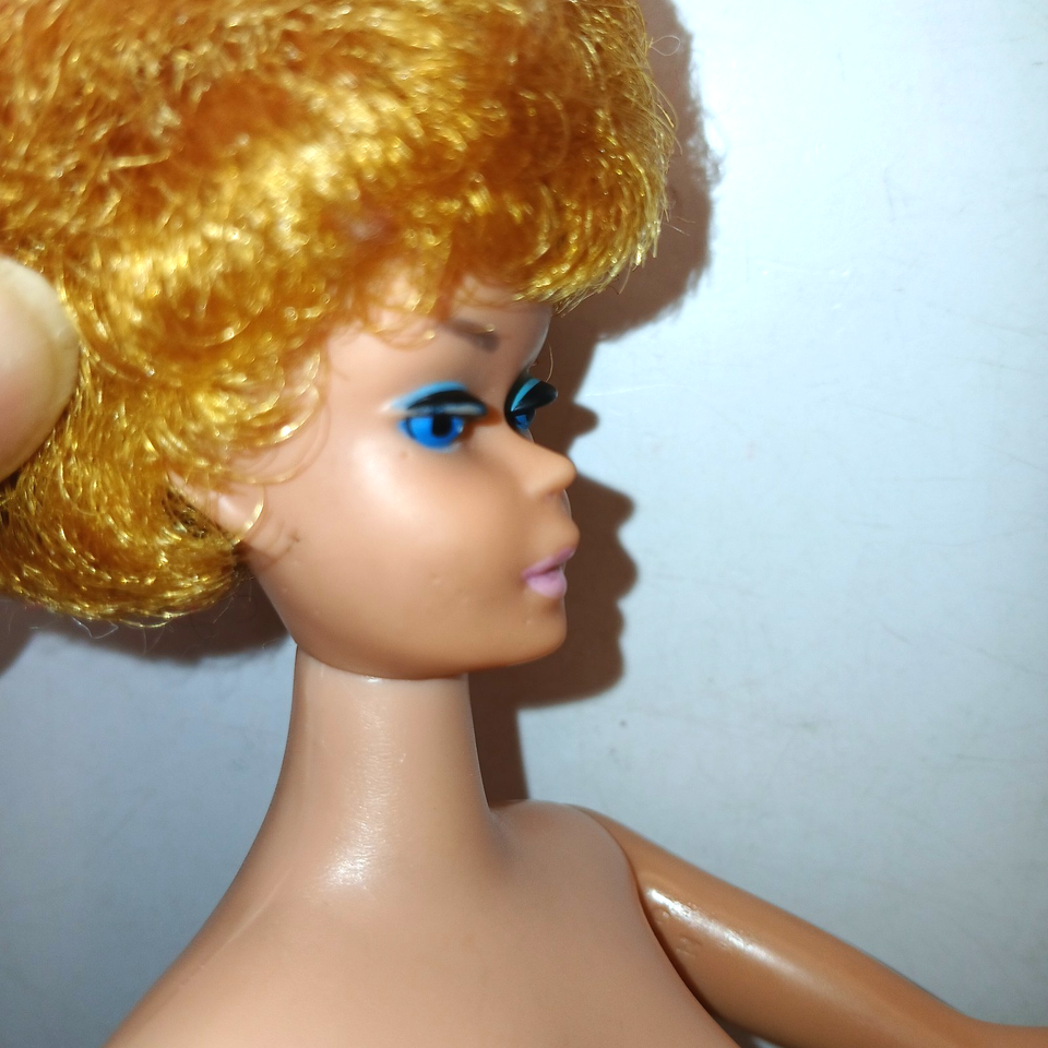 Vintage White Ginger Bubble Cut Barbie #850 Nude Mattel Japan | eBay
