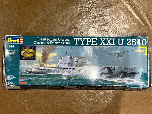 German U-Boat TYPE XXI U 2540 model kit, 1:144 Revell 05004 | eBay
