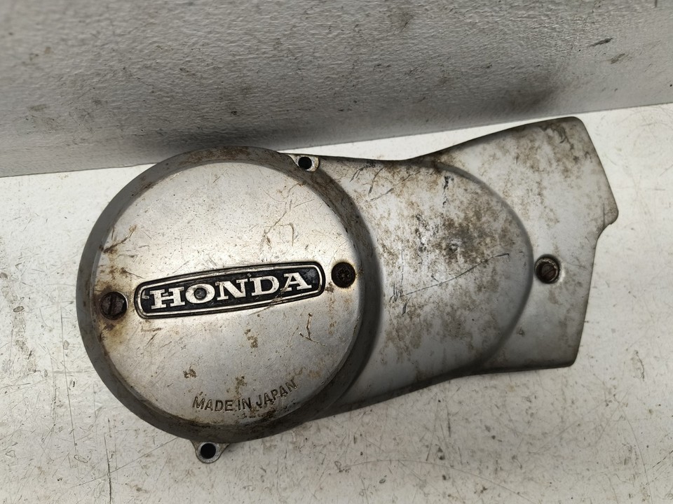 1974 Honda XR75 XR 75 OEM Stator Cover Left Side Engine Flywheel Chain ...