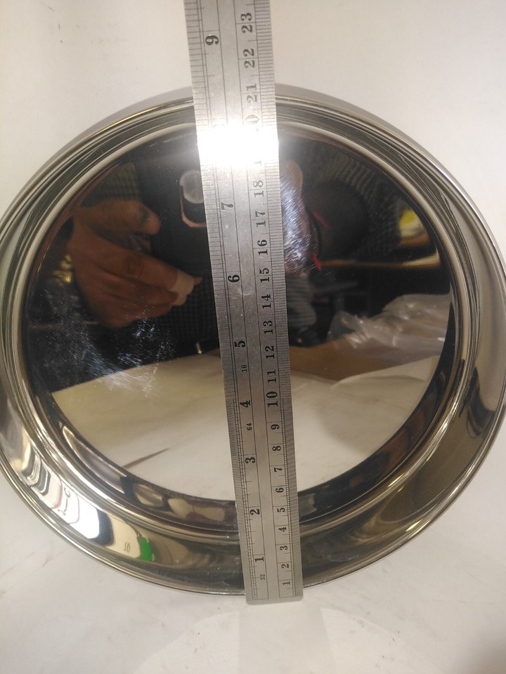 Butterfly Stainless Steel Plate / 5 Thali Diameter 8.5 Inch x 1.5 inch ...