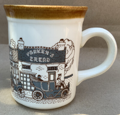 VINTAGE BILTONS MUG ROW OF SHOPS & CARS MUG | eBay UK