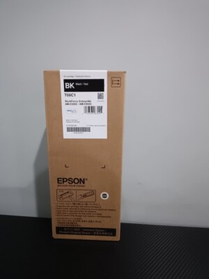 Epson T08C1 Black Original Ink Cartridge WorkForce Enterprise AM-C5000 ...
