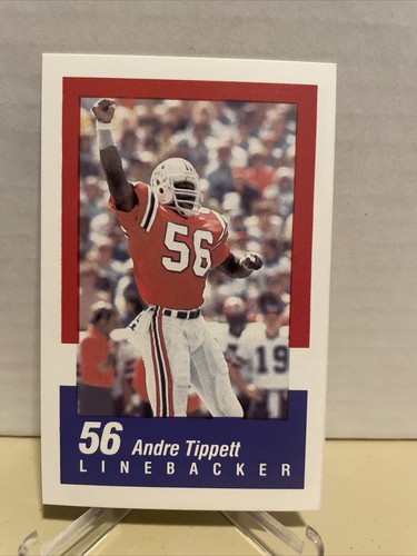 1986 New England Patriots Super Bowl XX Police Card #10 Andre Tippett ...