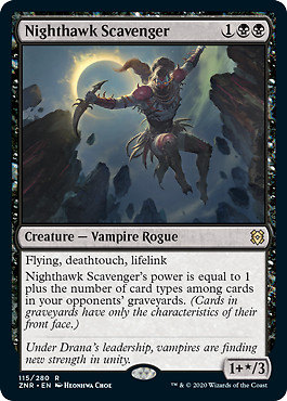 Magic MTG - Nighthawk Scavenger - Renaissance de Zendikar - MINT/NMINT ...