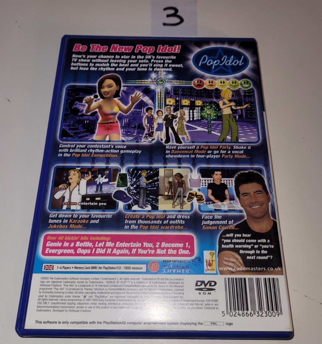 Sony PlayStation 2/PS2 - Pop Idol Official Video Game - UK - Bon État ...