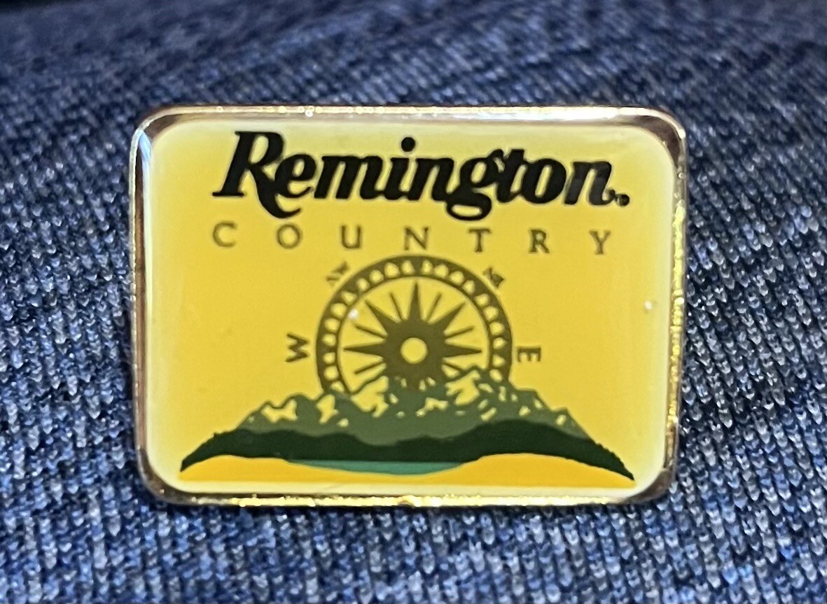 Remington Country w/ Compass Rose Tie Tack Lapel Pin | eBay