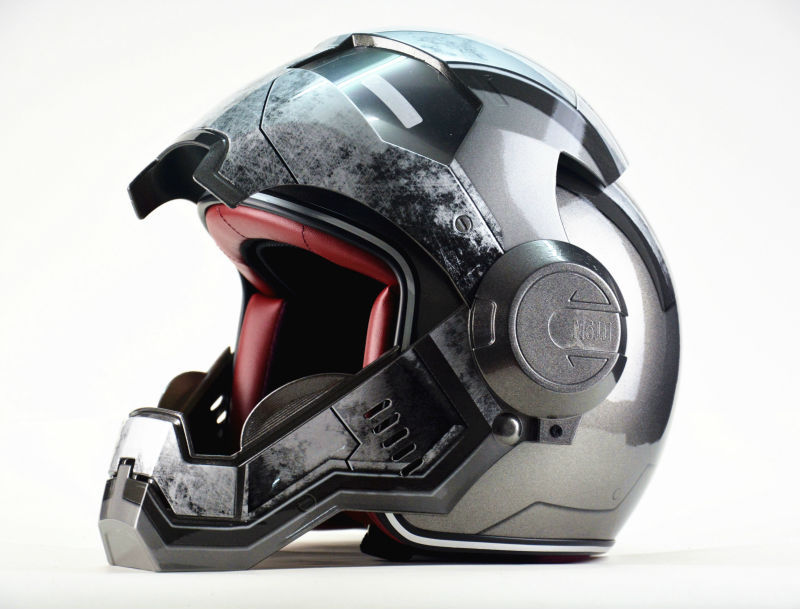 DOT Motorcycle Iron Helmet Masei Full Face Man Helmets Bike Cascos ...