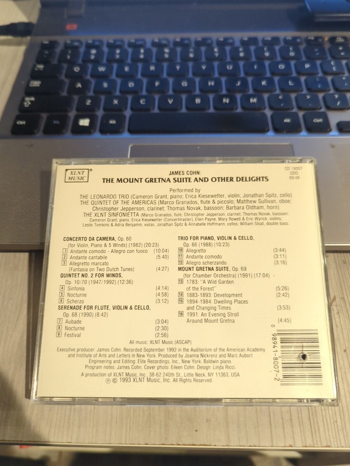 CD 2462 - James Cohn: Mountain Gretna Suite - and other delights | eBay