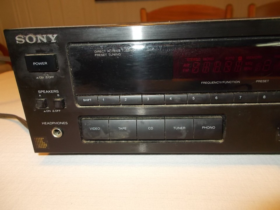 Sony STR-AV320 Audio/Video AV Control Center 2 Channel AM/FM Stereo ...