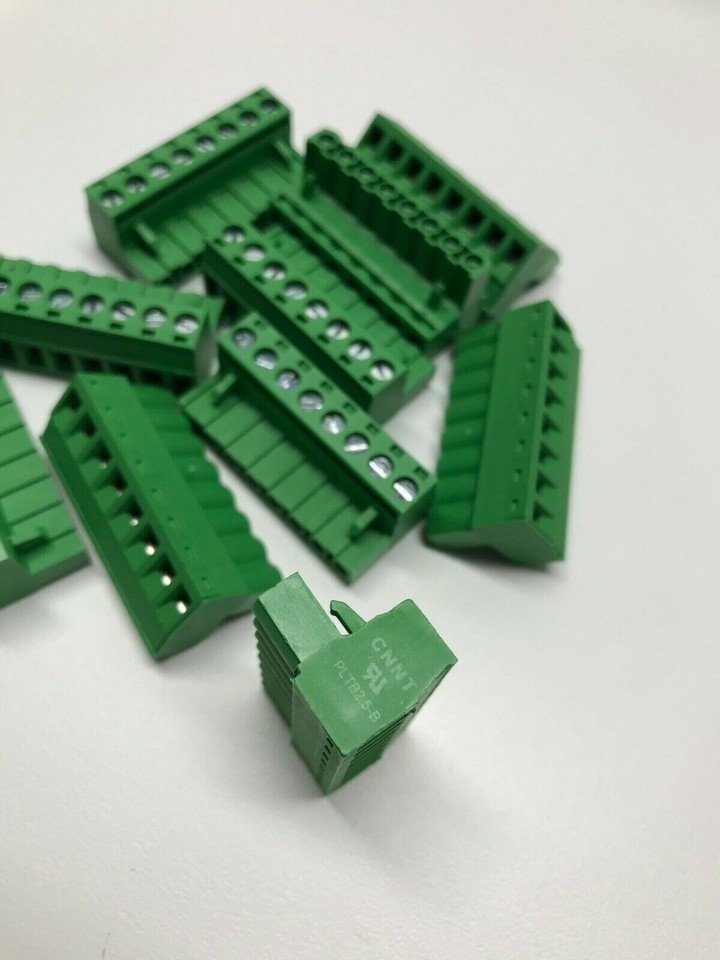 PACK OF 10 Phoenix Connector Phoenix Contact 8 pin 5.08mm PCB Terminal ...