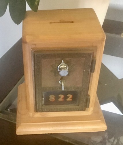 Antique Vintage Post Office Door Mail Box Postal Bank-1961 Ranco Corp ...