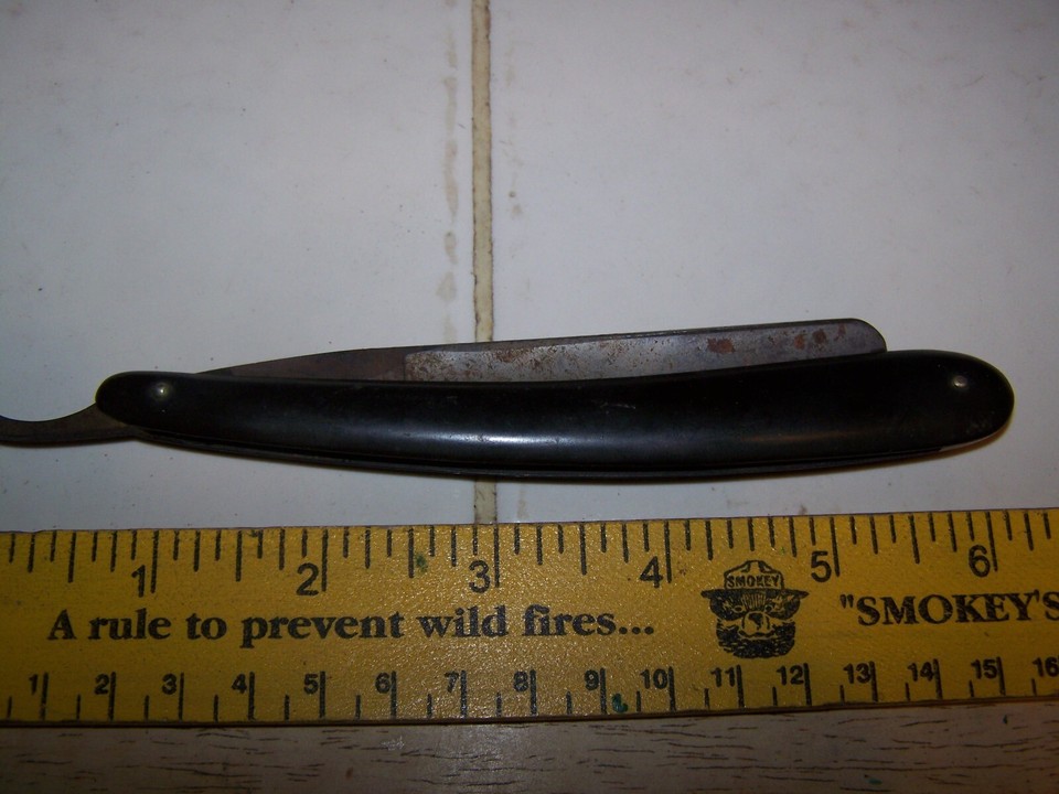 Vintage SALEM MARKOS & BROS ROCHESTER, PA Straight Razor 1-Made in ...