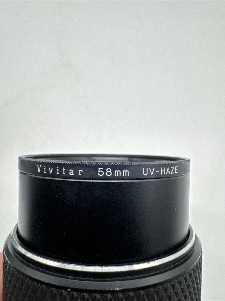 Vivitar 58mm UV-HAZE YUS AUTOMATIC 1:28 f=135mm No. 670324 With Case | eBay