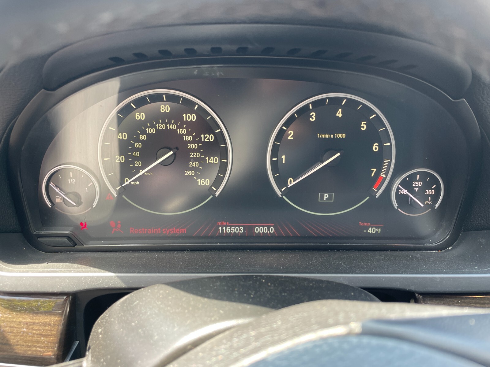 2009-2012 BMW 7 Series Left Inner Trunk Tail Light Lamp F02 F01 OEM | eBay