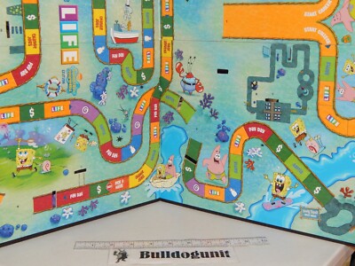 2005 Game of Life Spongebob Squarepants Edition Replacement Game Board ...