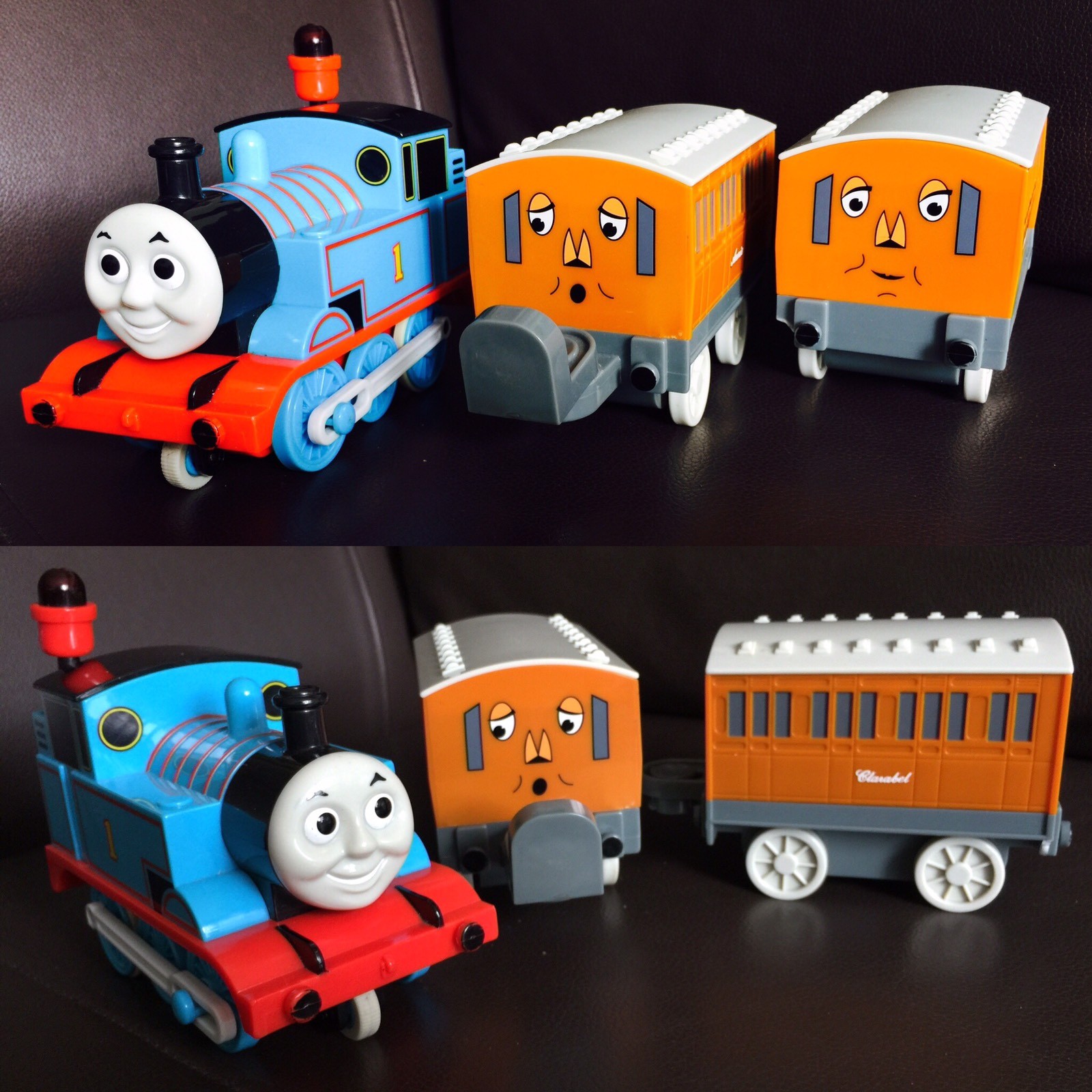 2003 Tomy Gullane Thomas The Tank Engine & Carriages Annie & Clarabel ...