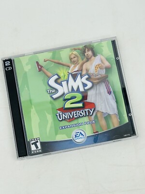 The Sims 2: University EXPANSION PACK (PC, CD-ROM, 2-Disk Set, 2005 ...