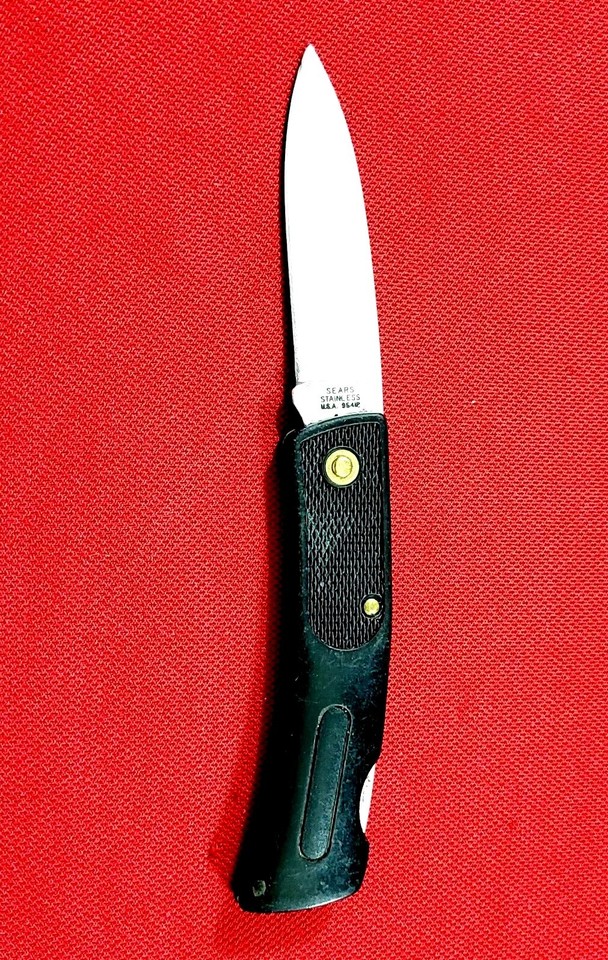 Vintage Sears #95412 Lock Back Pocket Knife USA 5.25" Overall RARE!! | eBay