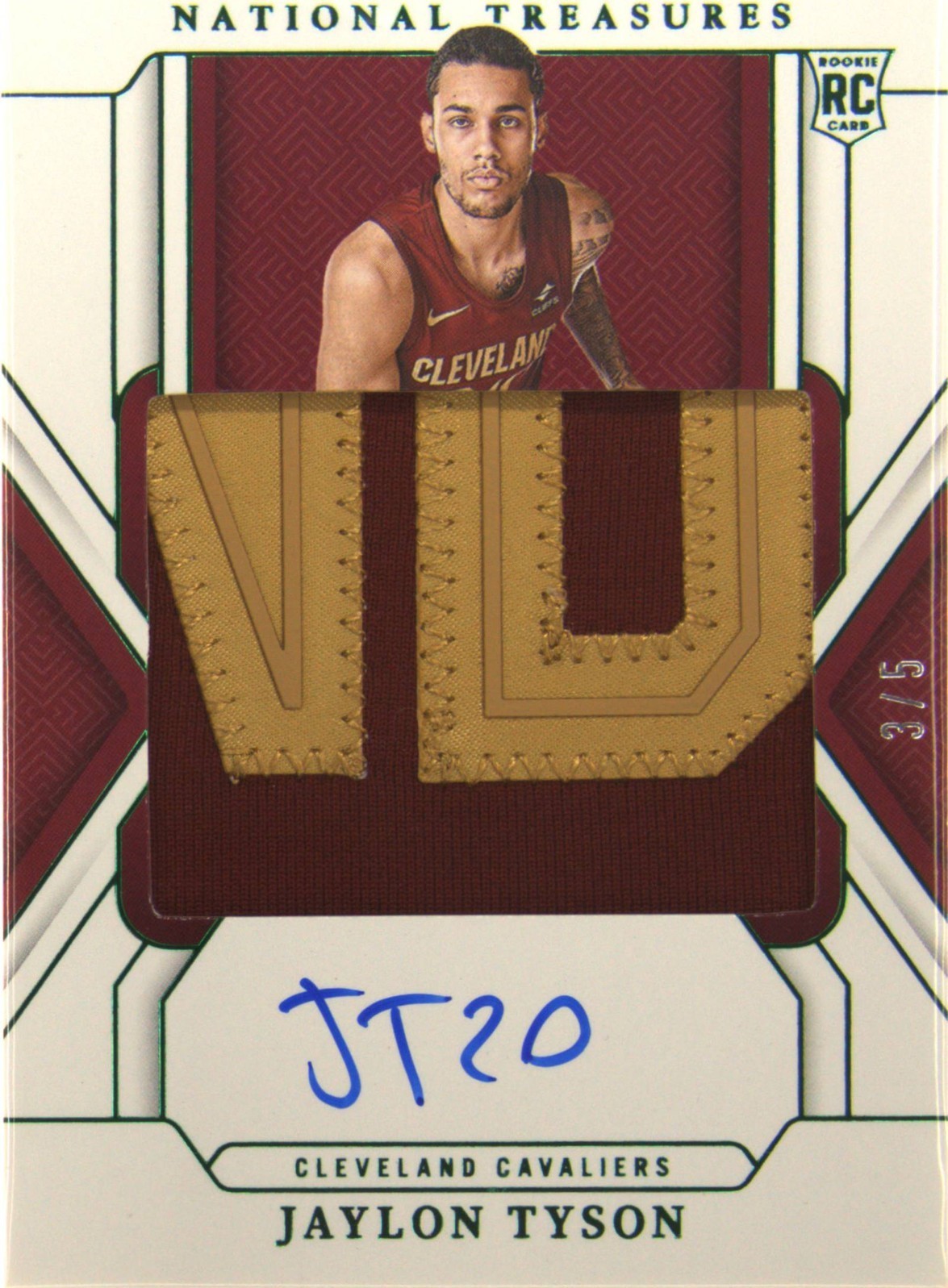 2024-25 Panini National Treasures - Rookie Patch Autographs Jaylon ...