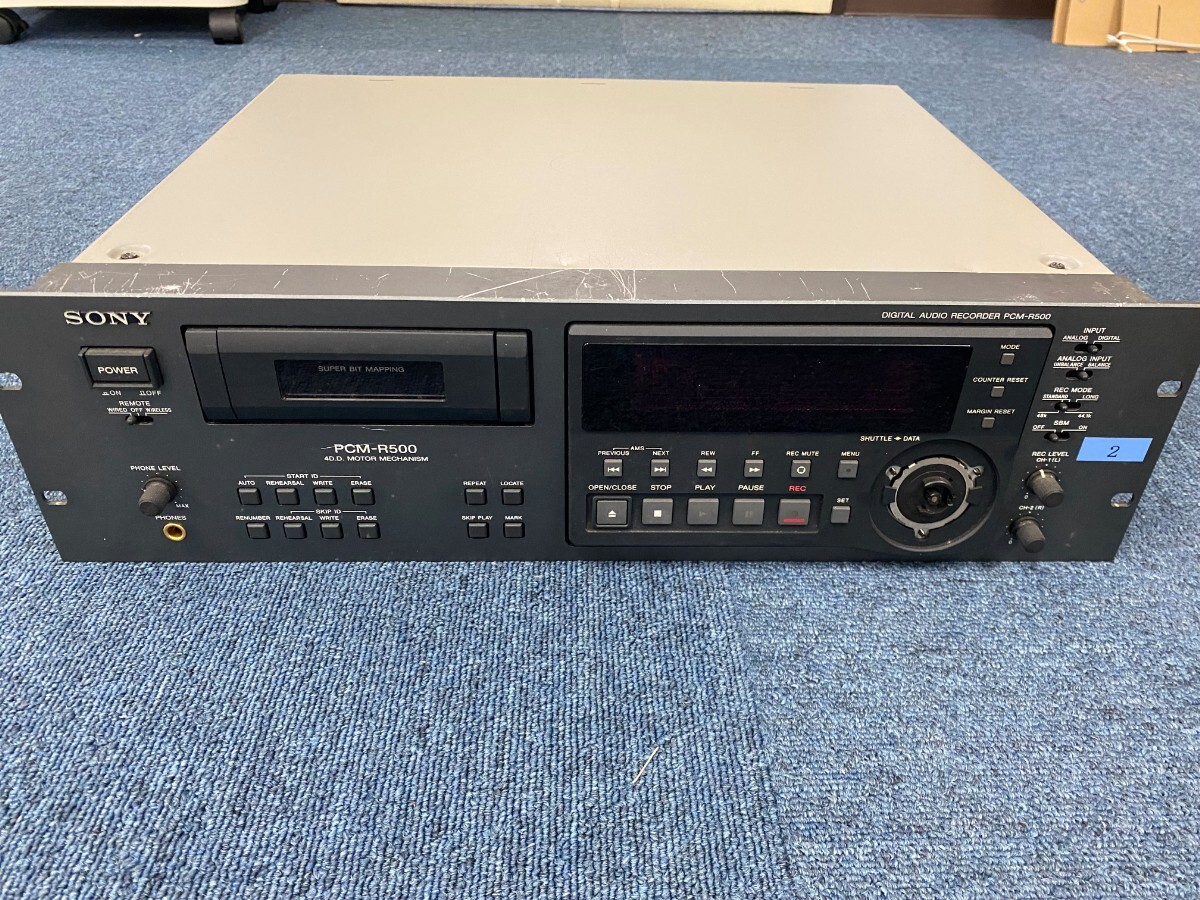 SONY PCM-R500 Digital Audio Tape DAT Player Recorder Deck 4-Motor DD ...