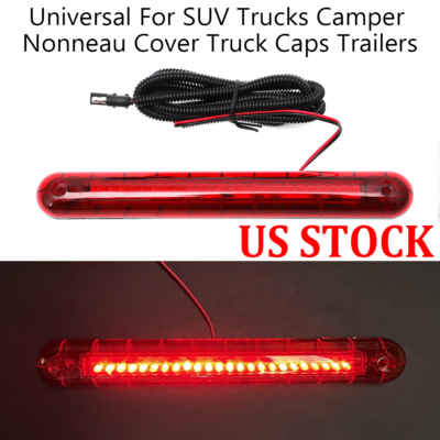 12V LED Brake Light For SUV Trucks Camper Nonneau Cover Trailer ...